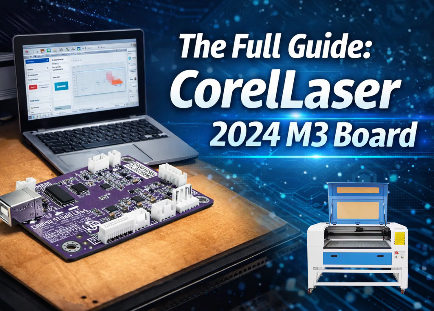 The Full Guide: CorelLaser 2024 M3 Board– LasercutMY